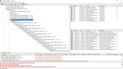 Windows에서 Dependency Walker를 사용한 문제 해결