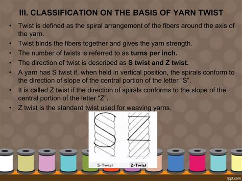 Yarn Classification Ppt