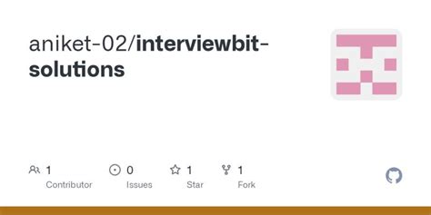 Aniket Verma On Linkedin Github Aniket 02interviewbit Solutions