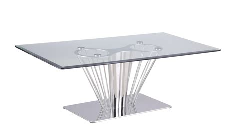 Fernanda Rectangular Glass Cocktail Table Chintaly Imports Furniture Cart