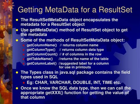ppt java database connectivity powerpoint presentation free download