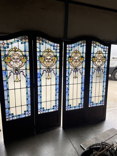 Stained Glass Bifold Doors