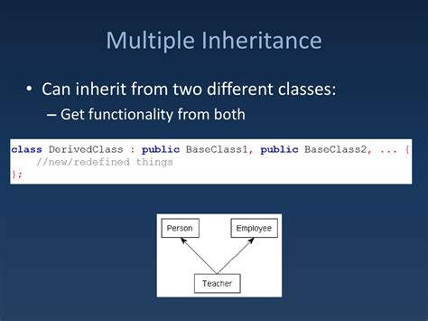 Multiple Inheritance And Interfaces Ppt Download