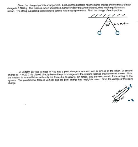 Solved Given The Charged Particle Arrangement Each Charged Chegg Com