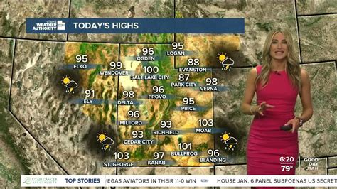 Utahs Weather Authority Dani Ruberti Says Itll Be Hot But Cooler
