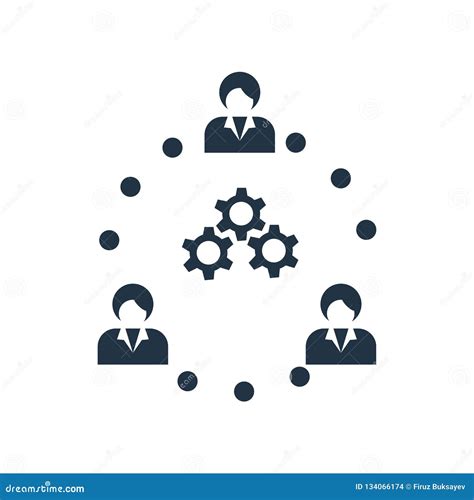 Networking Icon Vector Isolated On White Background Networking Sign Stock Vector Illustration