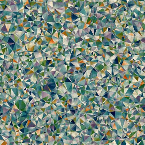 seamless random triangle pattern for surface pattern and print stock