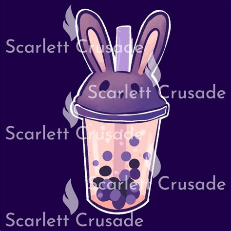 Boba Tea Bun Panel — Scarlett Crusade