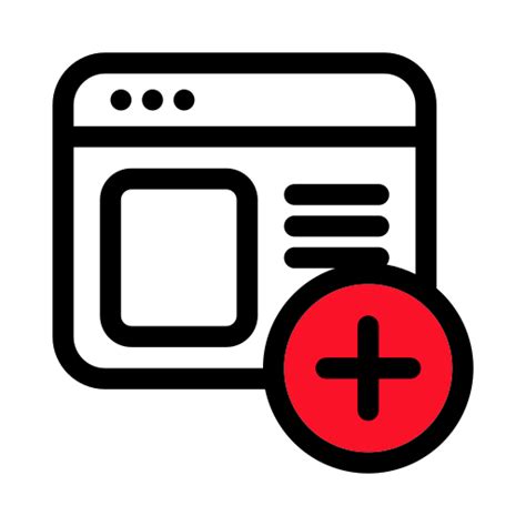 Web Add New Page Browser Icon Download On Iconfinder