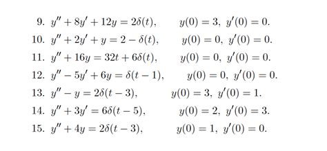solved use laplace transforms to solve the initial value