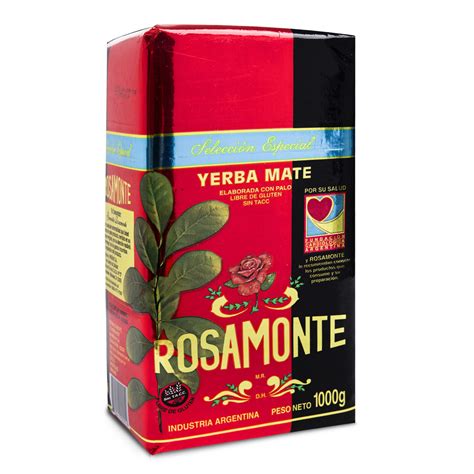 Yerba Mate Rosamonte Especial 1kg Palona Suszona