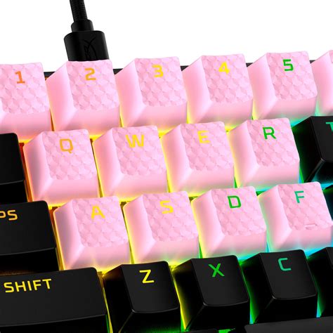 Rubber Keycaps Full Set With Texturized Rubber Grip
