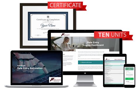 Data Entry Certification Data Entry Institute