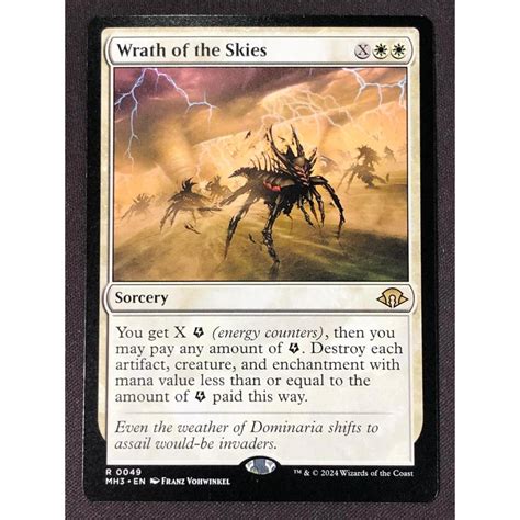 Mtg Sorcery Wrath Of The Skies Shopee Malaysia