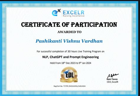 Pashikanti Vishnu Vardhan On Linkedin Nlp Chatgpt Ai Machinelearning Continuouslearning