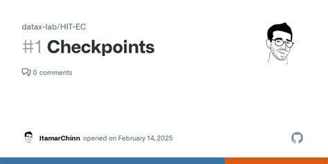 checkpoints · issue 1 · datax lab hit ec · github