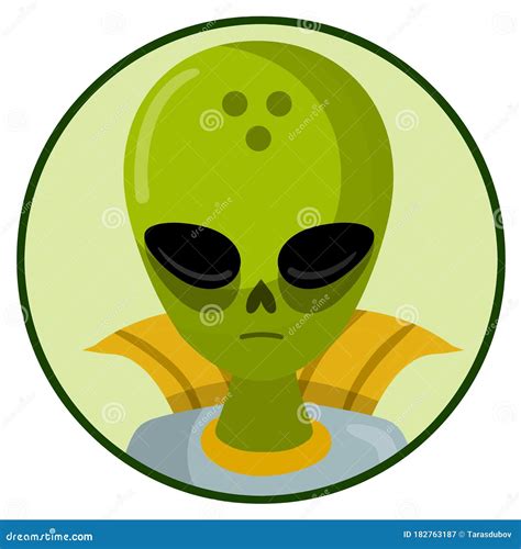 Icono De Ciencia Ficción Ilustración Plana De Dibujos Animados En