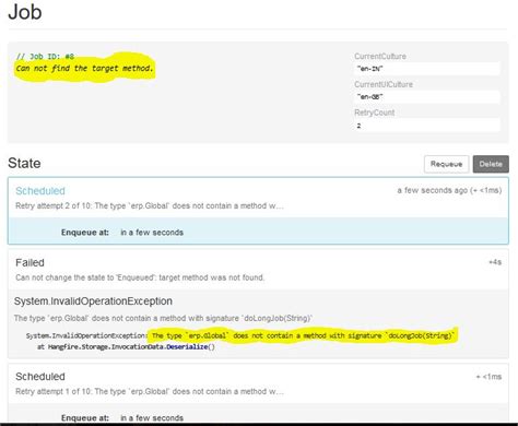 The Type Does Not Contain A Method With Signature Question Hangfire Discussion