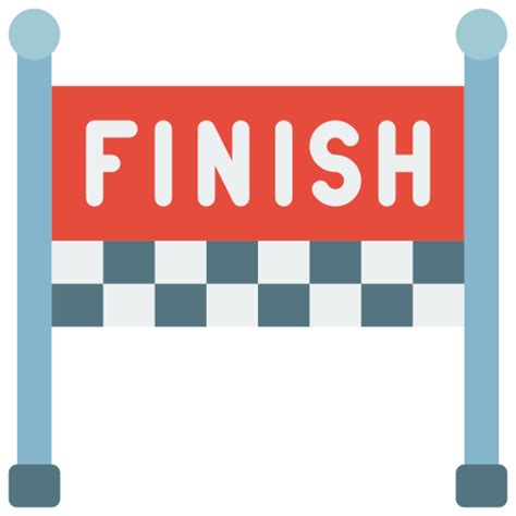 Finish Line Basic Miscellany Flat Icon