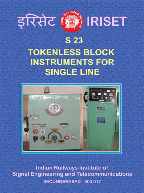 S23 Tokenless Block Instruments For Single Line Pdf Relay