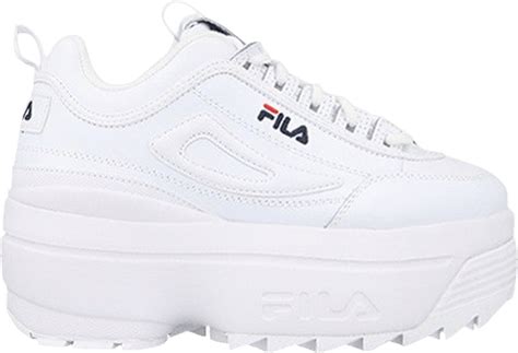 Women Fila Disruptor 2 Wedge White 5fm00704‑125 5fm00704 125