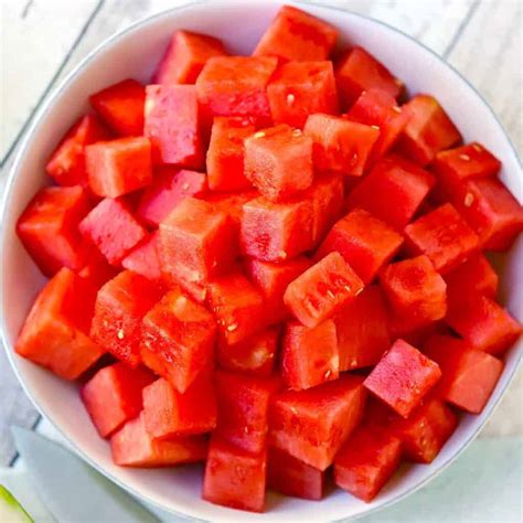 Watermelon Cubes Carbs At Alicia Christenson Blog