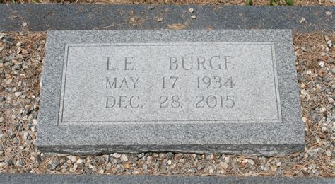 Stephen Burlee “buck” Burge 1912 1979 Find A Grave Memorial