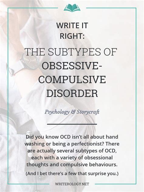Write It Right The Subtypes Of Obsessive Compulsive Disorder Artofit