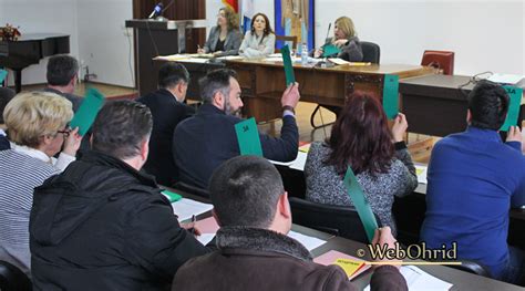 Свикана осмата седница на Советот на општина Охрид • Webohrid