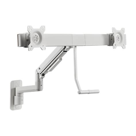 Fabulous Wall Mounted Gas Spring Dual Monitor Arm Supplier And Manufacturer Lumi