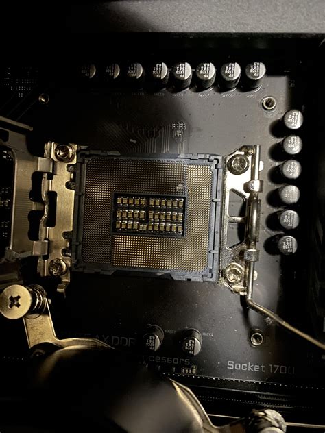 Bent Pins And Some Paste In My Lga 1700 Socket Is This Thing Done For😭