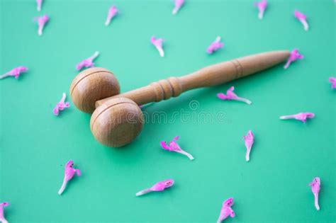 Skin Care Concept Facial Massage Tool For Skin Beauty Stock Image