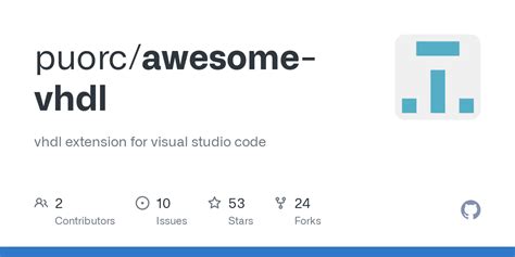 GitHub Puorc Awesome Vhdl Vhdl Extension For Visual Studio Code