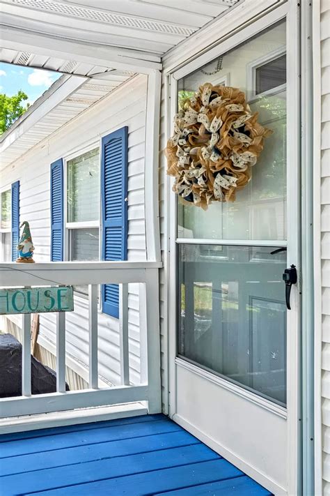 10 Mobile Home Exterior Door Makeover Ideas