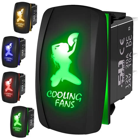 12v Onoff Carling Rocker Switch With Sexy Design Cooling Fans