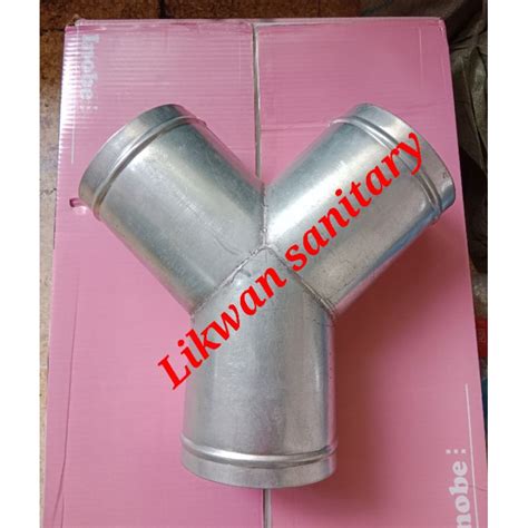 Jual Shook Sambungan Y Pipa Ducting 4 Inch Y Dacting 4 Inch