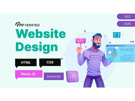 a front end development of your website react js next js upwork