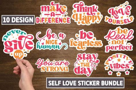 57 Self Love Stickers Png Designs And Graphics