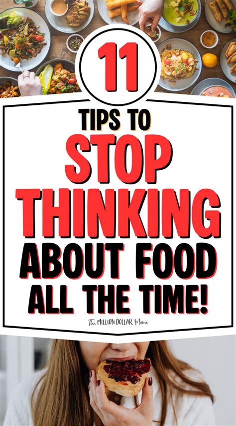 11 Tips To Stop Thinking About Food All The Time