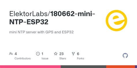 GitHub ElektorLabs Mini NTP ESP Mini NTP Server With GPS And ESP