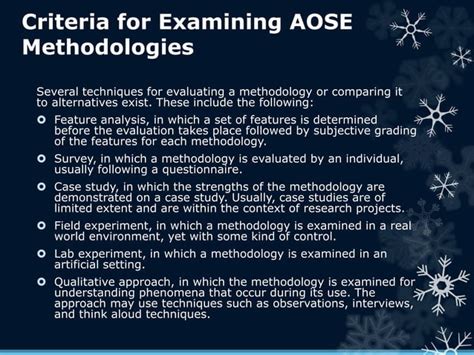 Chapter 7 Agent Oriented Software Engineering Ch7 Agent Methodology