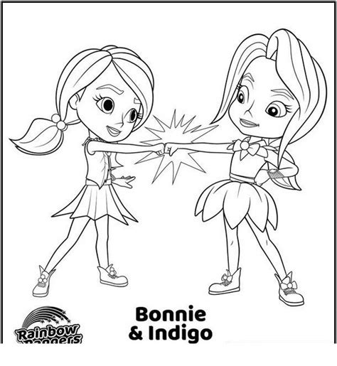 Rainbow Rangers Coloring Pages Coloring Nation