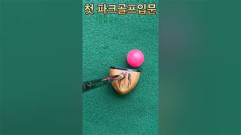 첫 파크골프 입문 Feat파크골프채 Youtube