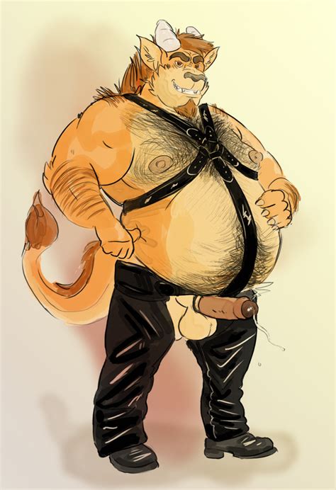 Rule 34 Anthro Arm Hair Balls Belly Belly Hair Big Belly Body Hair Bottomwear Chest Hair