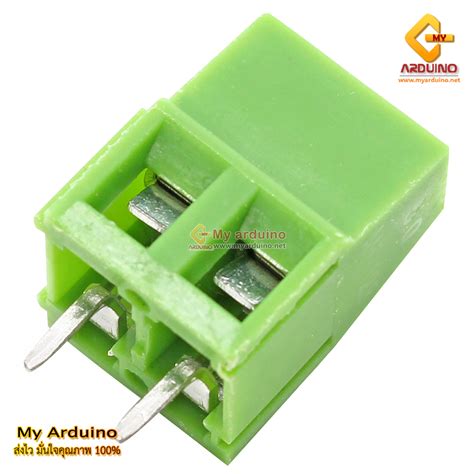 Screw Terminal Block Connector Kf128 2p 5mm 10a 300v ขาย Arduino