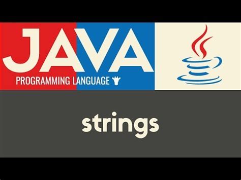 Working With Strings Java Tutorial Empower Youth