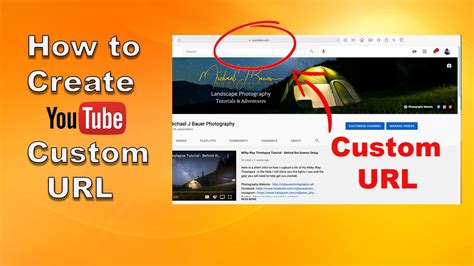 How to Create YouTube Channel Custom URL - YouTube