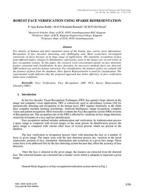 Robust Face Verification Using Sparse Representation Pdf Computer Vision Vector Space
