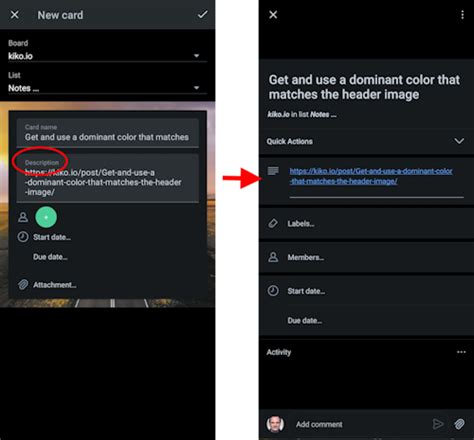 Add Link To Trello On Android Via Share Menu Kiko Io