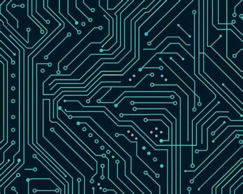 Abstract Circuit Board Pattern Premium Ai Generated Image